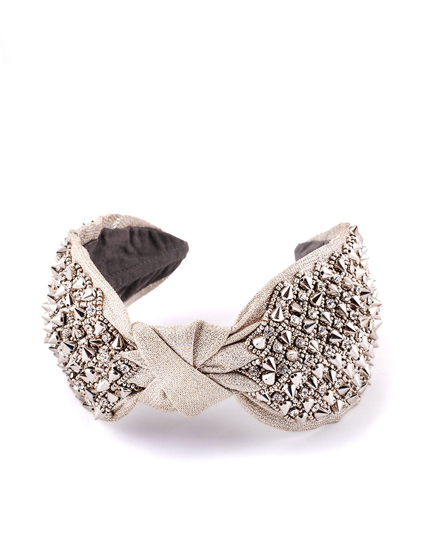 Silver Studded Headband – Namjosh